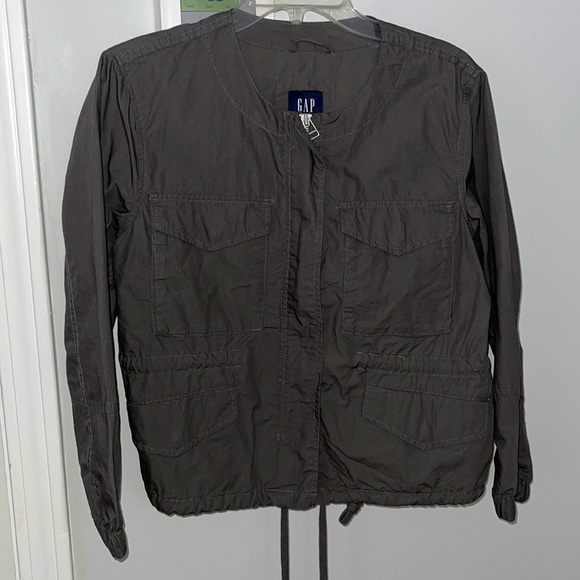 Jackets & Coats | Dark Grey Gap Bomber Utility Jacket | Poshmark
